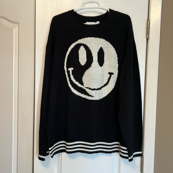ASOS | Sweaters | Collusion Knit Smiley Face Sweater | Poshmark